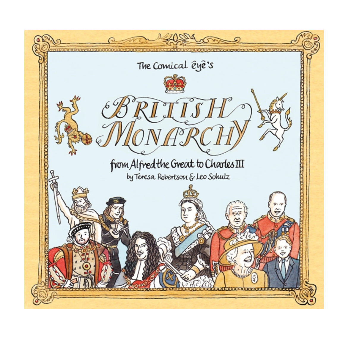 Book - British Monarchy fold out – The Cartoon Museum