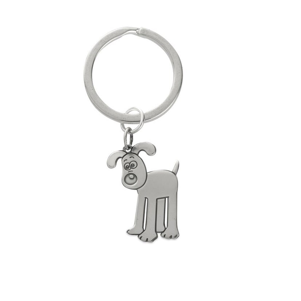 Keyring - 110324 Nickel Silverplate Gromit – The Cartoon Museum