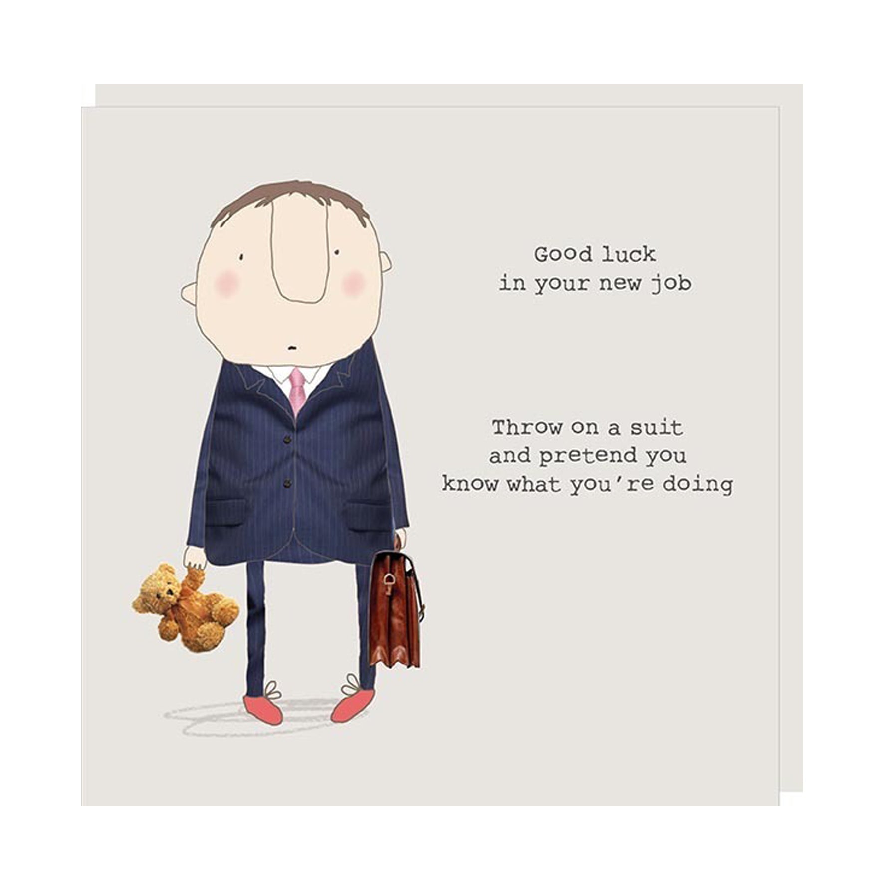 Card - GF87 Good luck in your new job – The Cartoon Museum